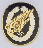 Luftwaffe Paratrooper Lapel Pin Fallschirmjager Badge German Medal WW2 ...