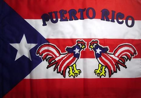 Puerto Rico ROOSTERS Flag 3×5 foot – VonAcht.com