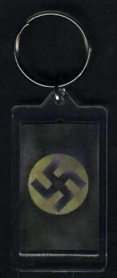 Lucite Keyring werewolf flag design – VonAcht.com