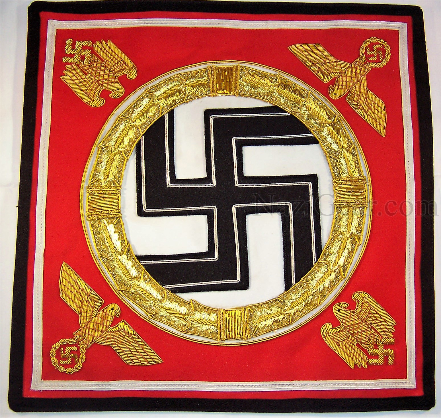 Adolf Hitler Fuhrer Standard 1×1 Foot (31cm) Standarte WW2 German Flag ...