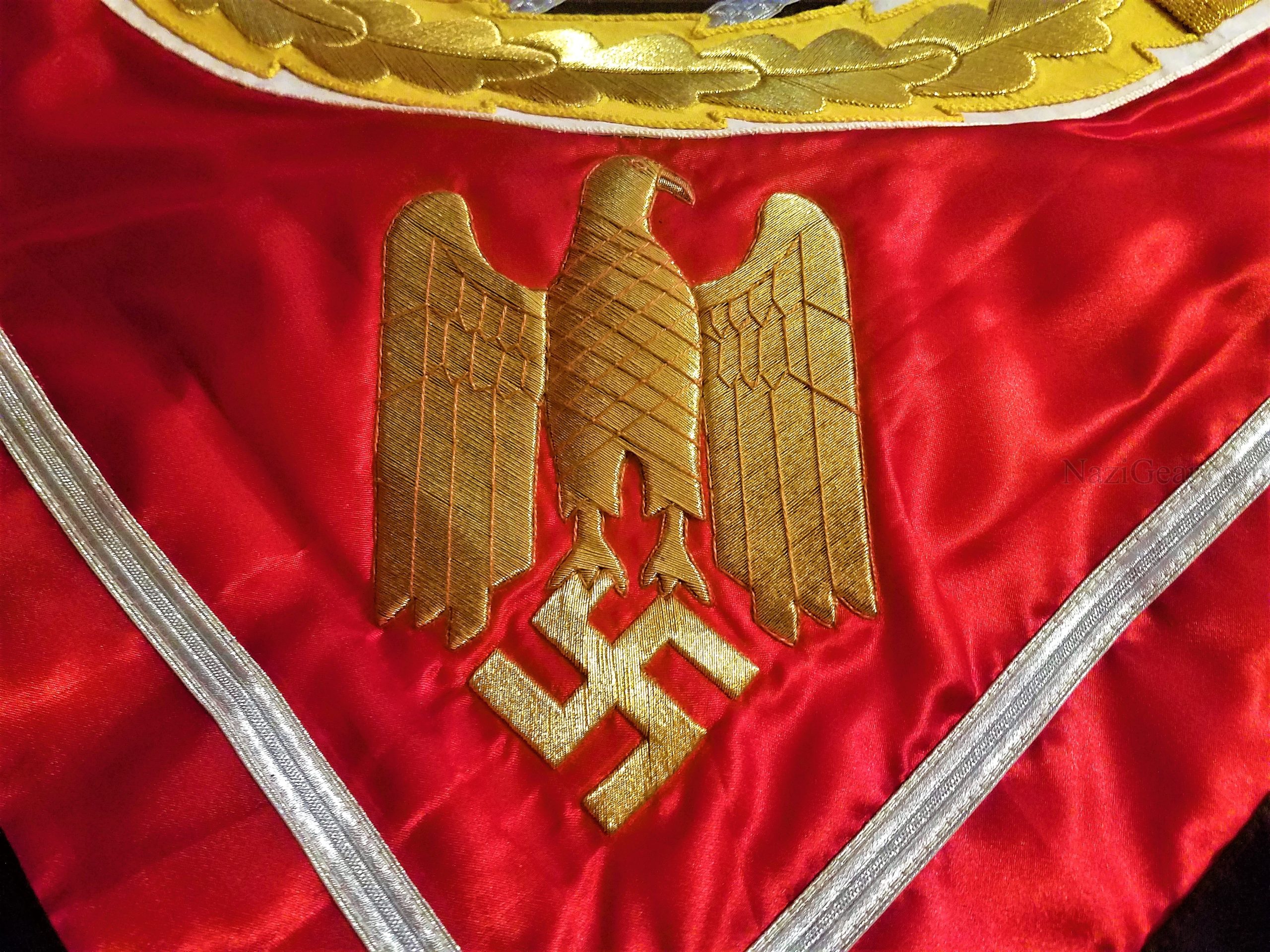 Adolf Hitler Fuhrer Standard 3×3 Foot (91cm) Standarte WW2 German Flag ...